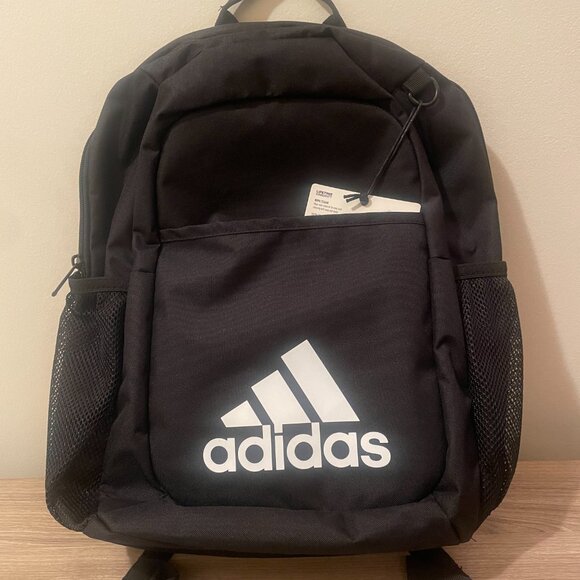 adidas | Bags | Brand New Adidas Ready Backpack Black With Three ...